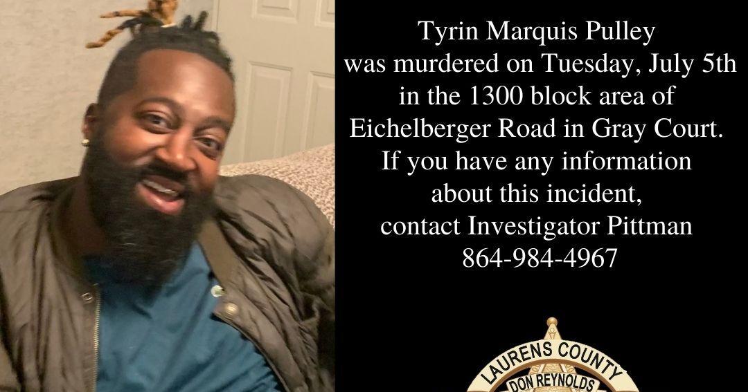 Reward being offered for information regarding murder investigation ...