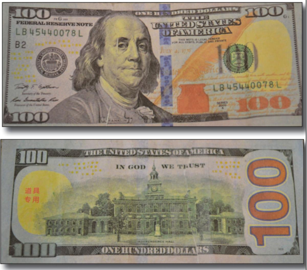 american 100 dollar note