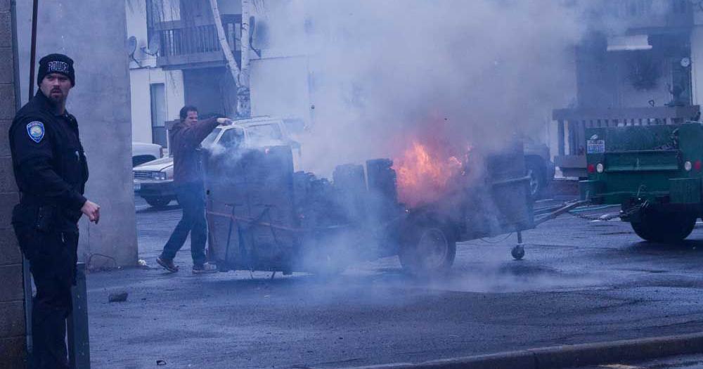 Fire ignites behind Karma Konsignment | News | goldendalesentinel.com