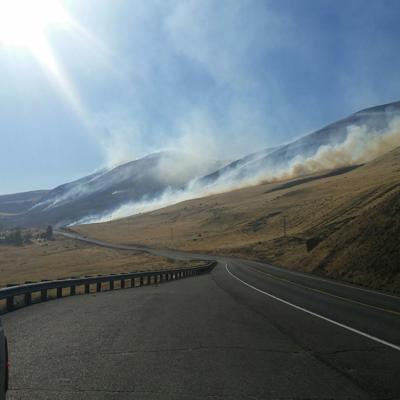 SR 14 fire: all lanes now open | News | goldendalesentinel.com