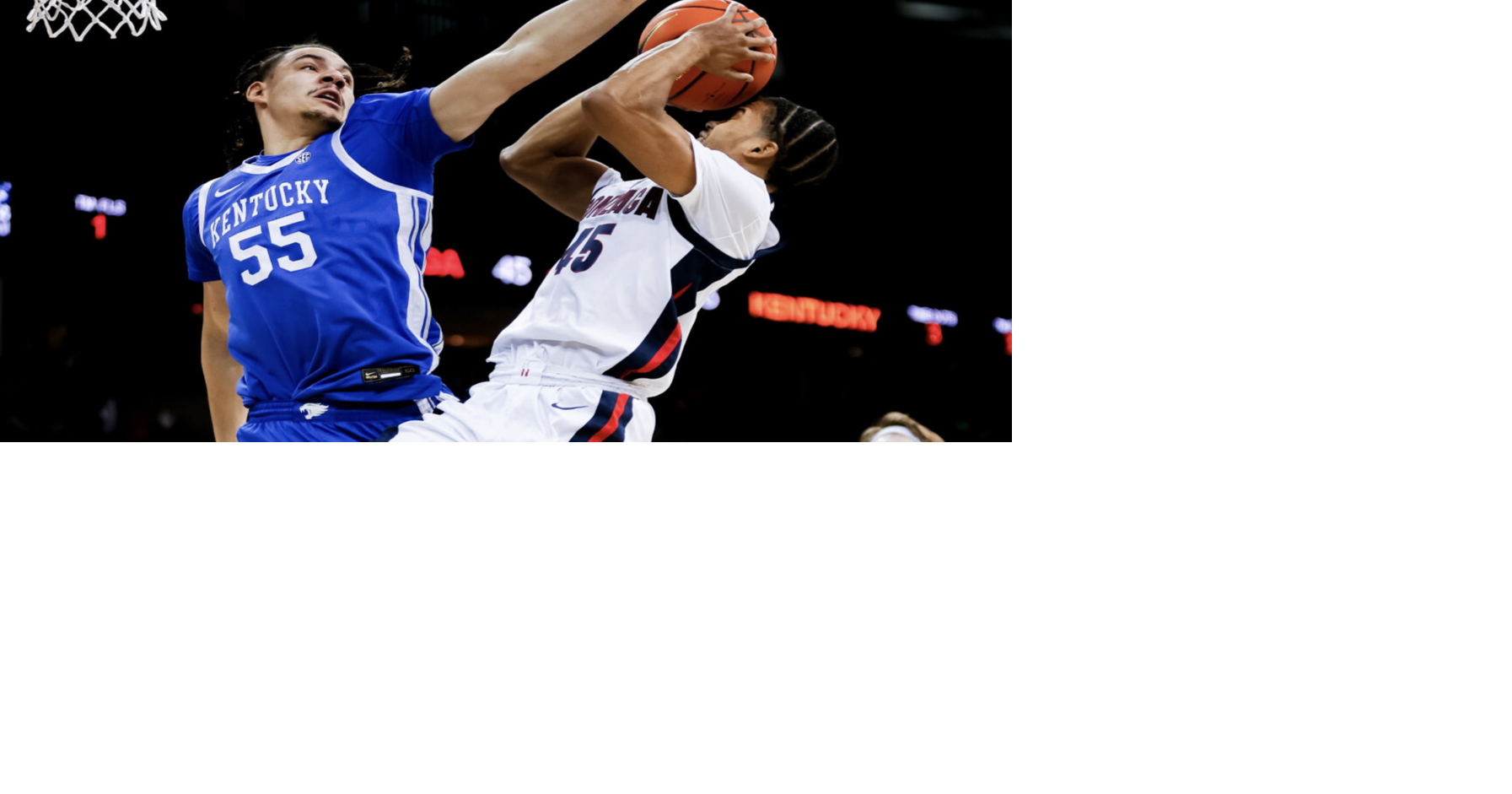 Gonzaga drops four spots to No. 6, UNC still No. 1 in AP Top 25 poll ...