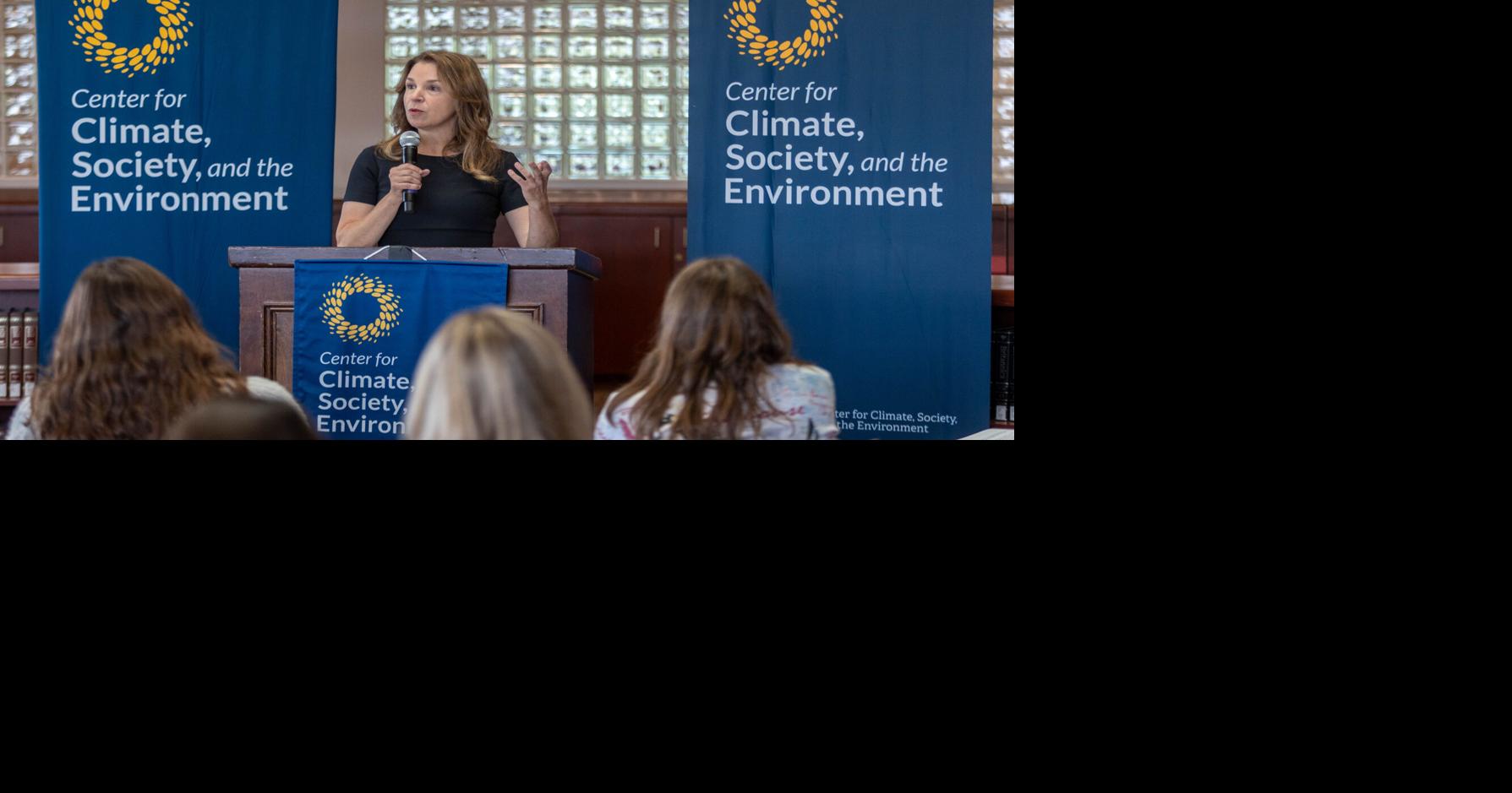 Gubernatorial candidate Hilary Franz discusses climate change with GU ...