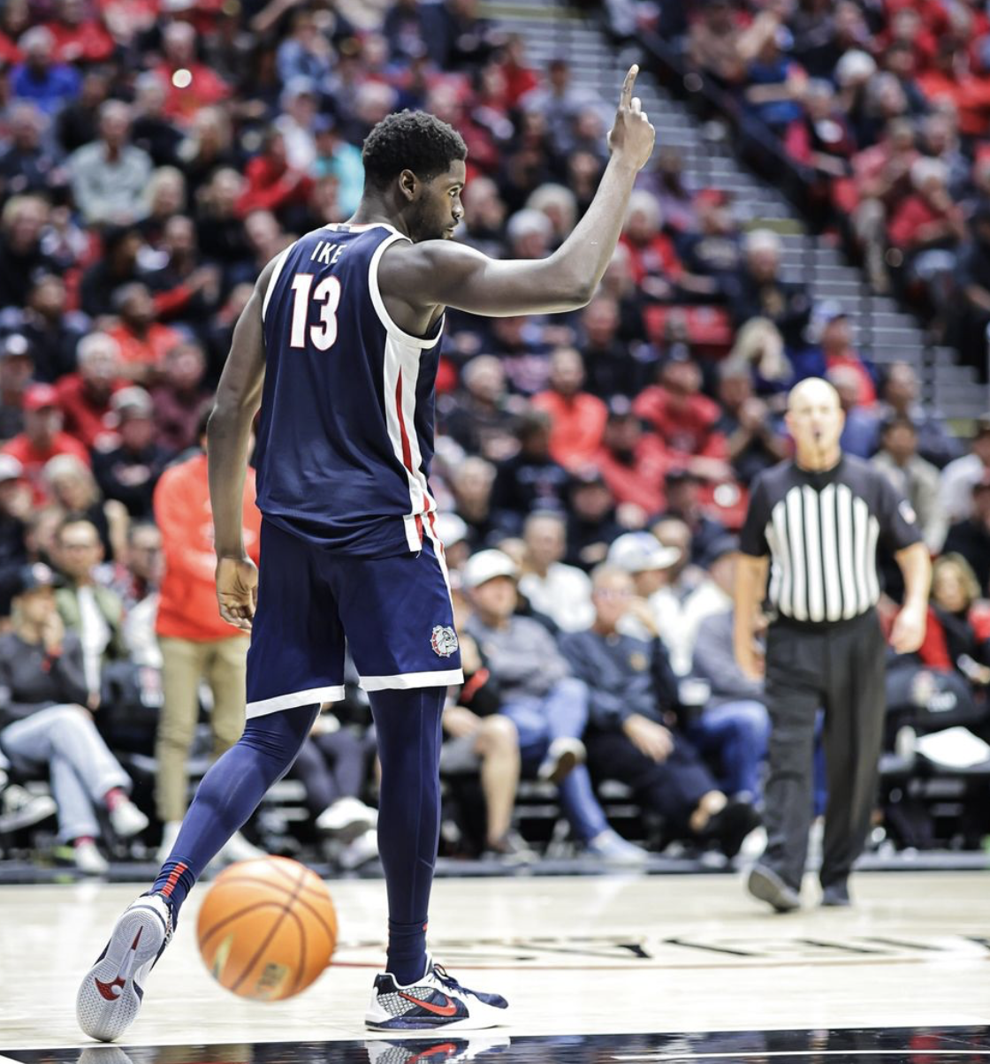 Graham Ike's second-half scoring surge helps GU grind out road win over ...