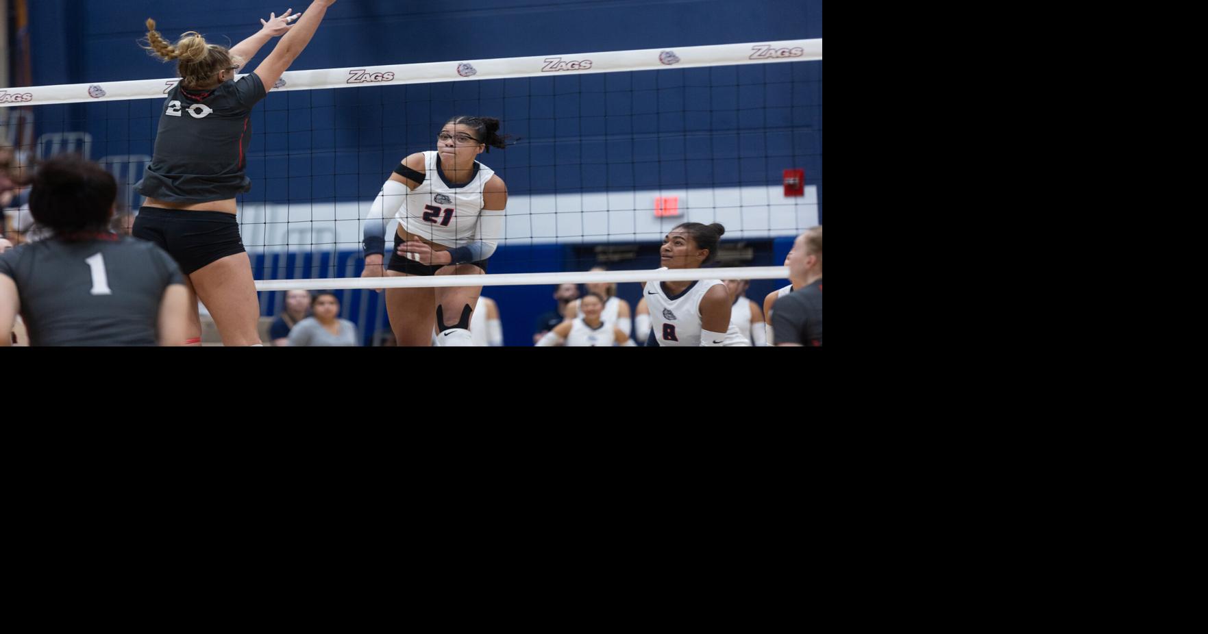 Gonzaga volleyball drops three straight sets to San Diego State ...