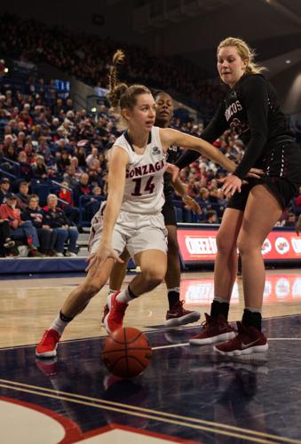 No longer the youngest, senior guard Emma Stach leads by example ...