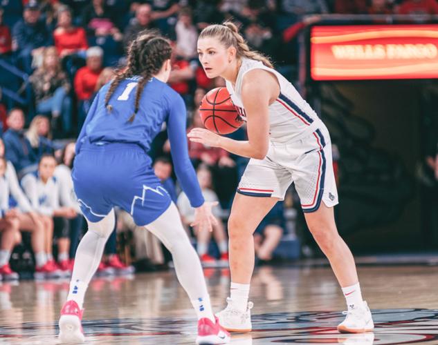 Stockton steps out of the shadows to carve her own legacy at GU ...