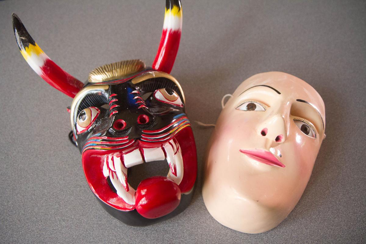 Felipe Horta represents Mestizo population in Michoacán with mask ...