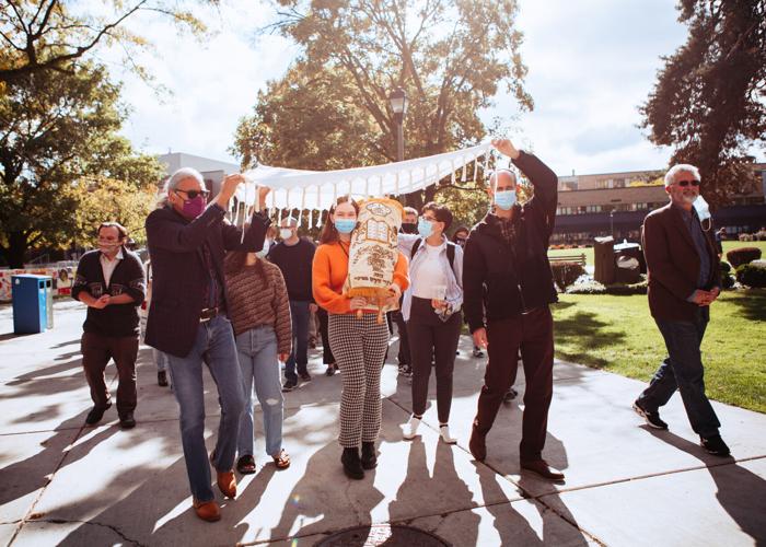Photo Story: Torah dedication ceremony for GU's Jewish community | News ...
