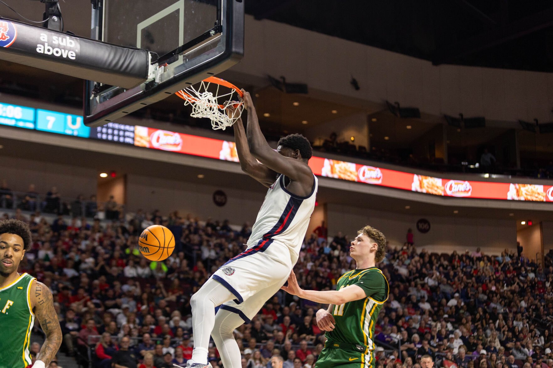 Gonzaga men’s basketball downs USF behind Graham Ike's 27-point ...