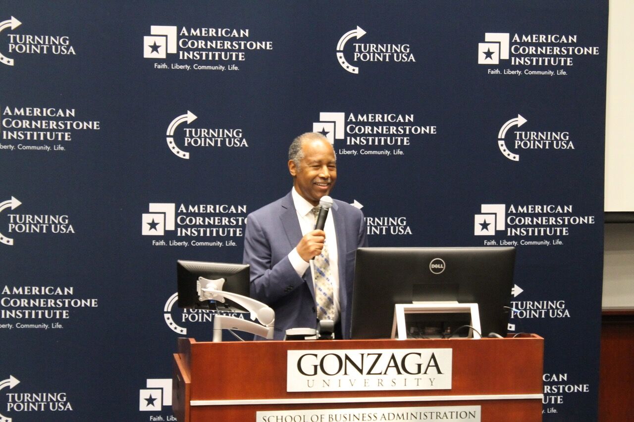 Dr. Ben Carson speaks on faith, courage and the American dream at GU ...