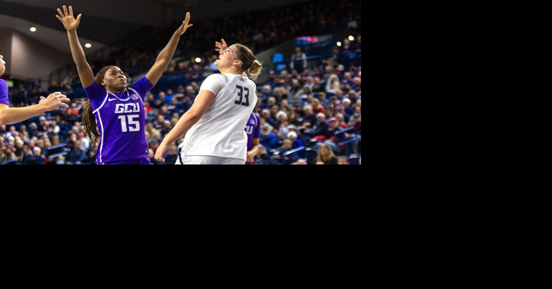 Whittaker dominates as GU survives late scare against Grand Canyon ...
