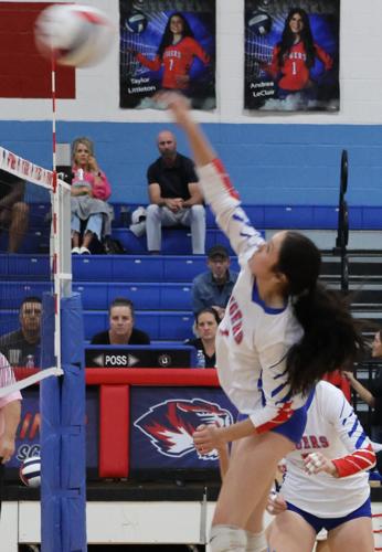 TIger Volleyball Battles In The Den: The Match In Pictures | Sports ...
