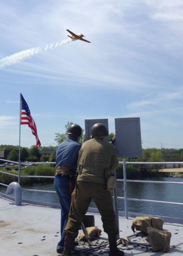 Re-enactors defend LST 393 during Air Raid Muskegon | Military ...
