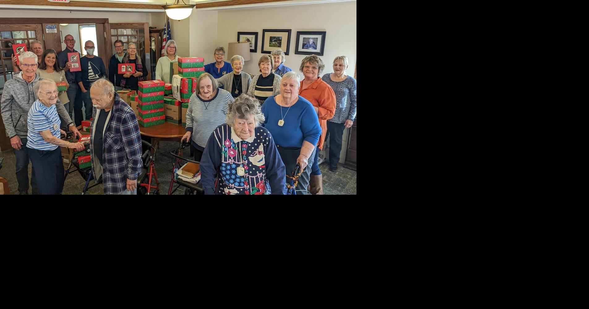 Christian Haven residents pack shoeboxes for Operation Christmas Child ...