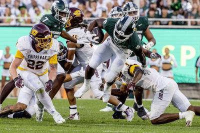 Michigan State’s new starting running back makes ‘breathtaking’ debut ...