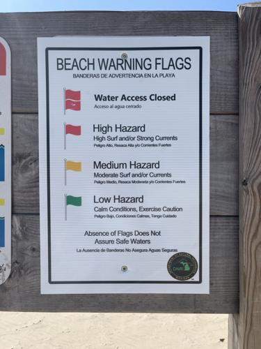 Reminder: Double red flag means stay out of the water | Local News ...