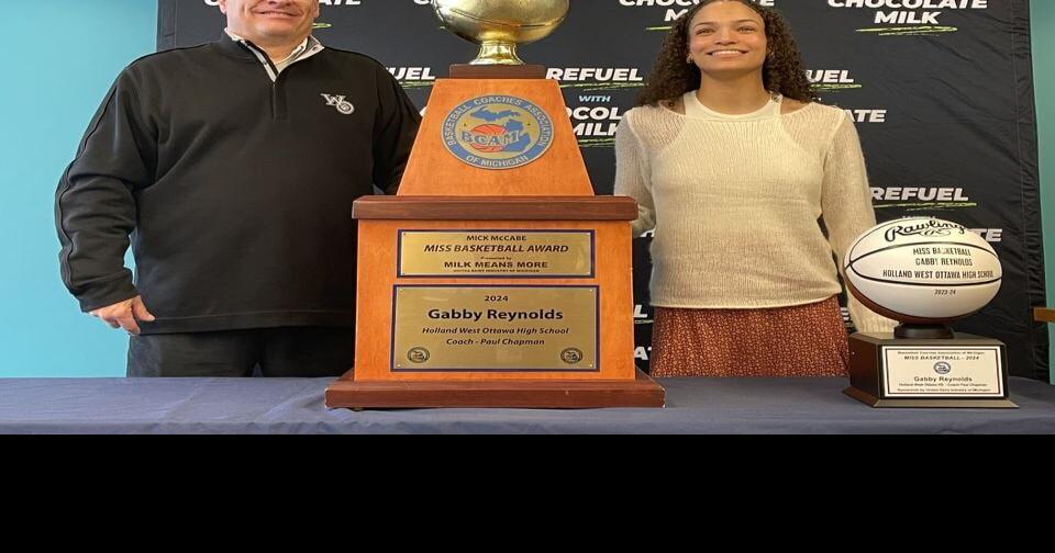 West Ottawa's Gabby Reynolds takes home Michigan Miss Basketball award ...