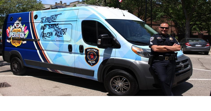 Holland police unveil new Polar Patrol ice cream truck | Law ...