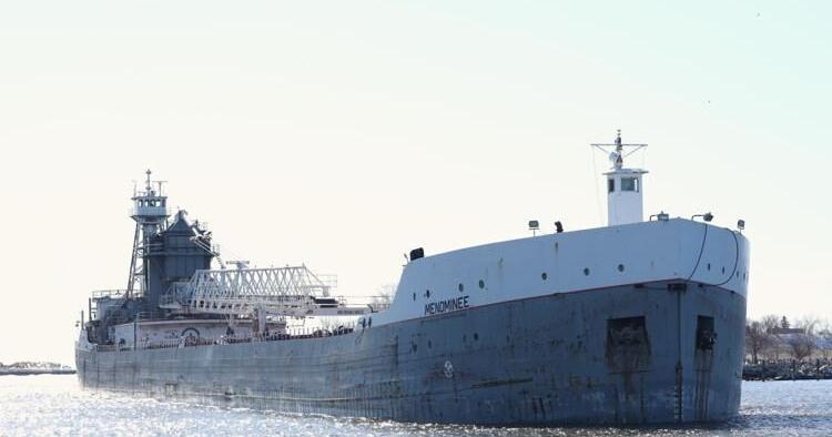 Moore / Menominee deliver stone to Grand Haven's port | Local News ...