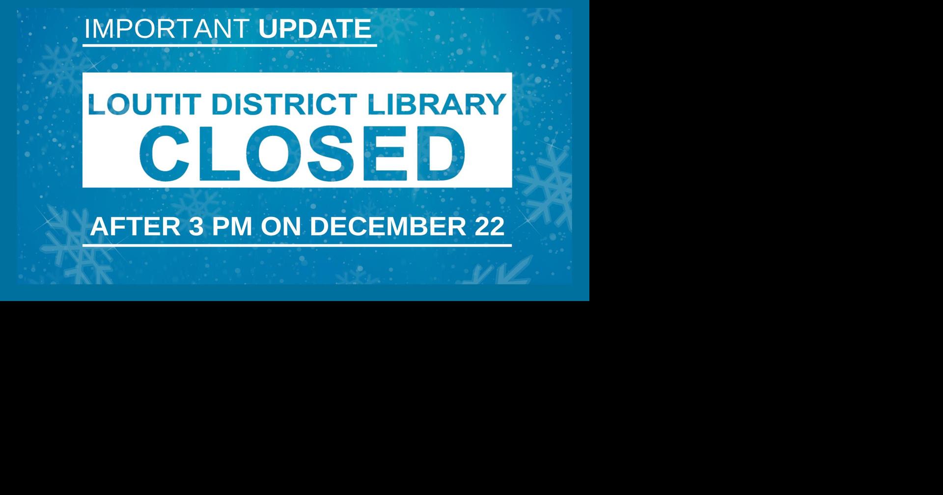 Loutit library closing early today | Local News | grandhaventribune.com