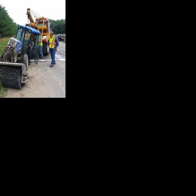 Car crash with street sweeper sends two to hospital ...