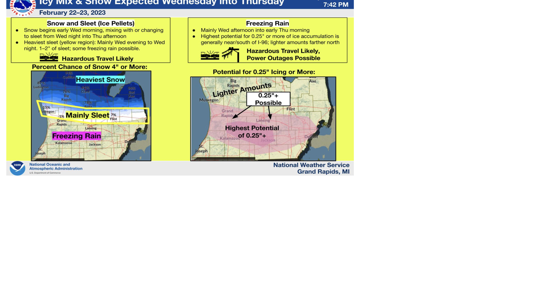 ‘Impactful’ winter storm expected Wednesday, Thursday | Local News | grandhaventribune.com