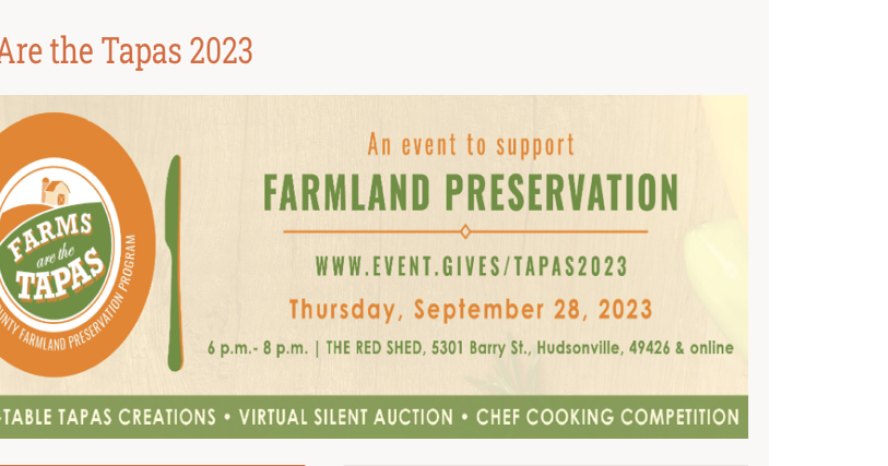 Fundraiser to celebrate farmland preservation in Ottawa County ...