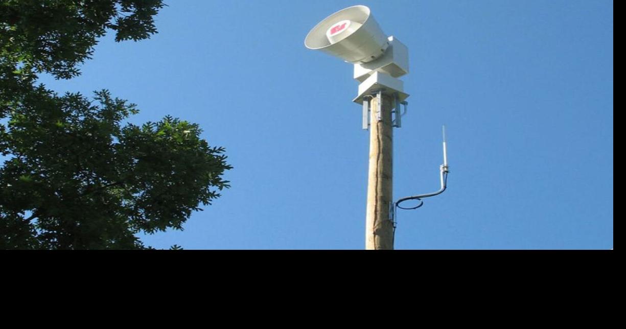 Countywide outdoor warning siren test Friday | Local News ...