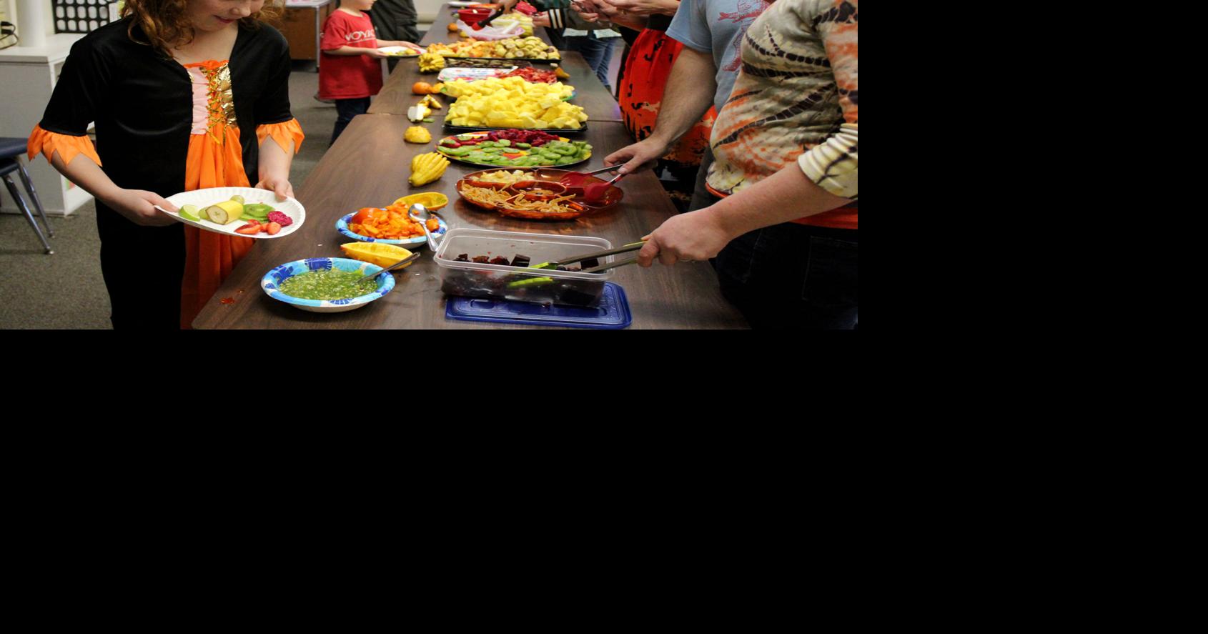 Students celebrate Halloween with ‘freaky fruit’ | Education ...