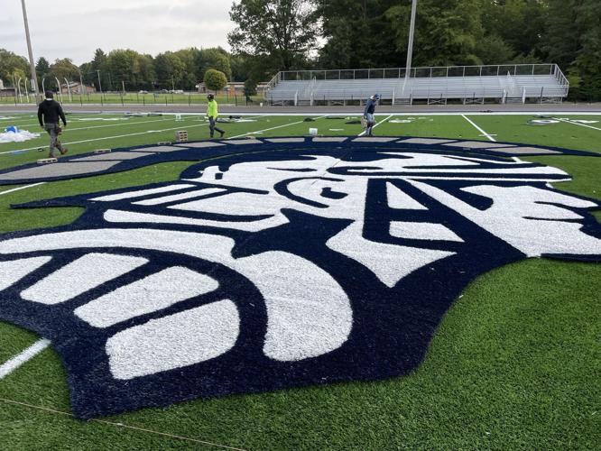 New Fruitport football field nearing completion after delays | Sports ...