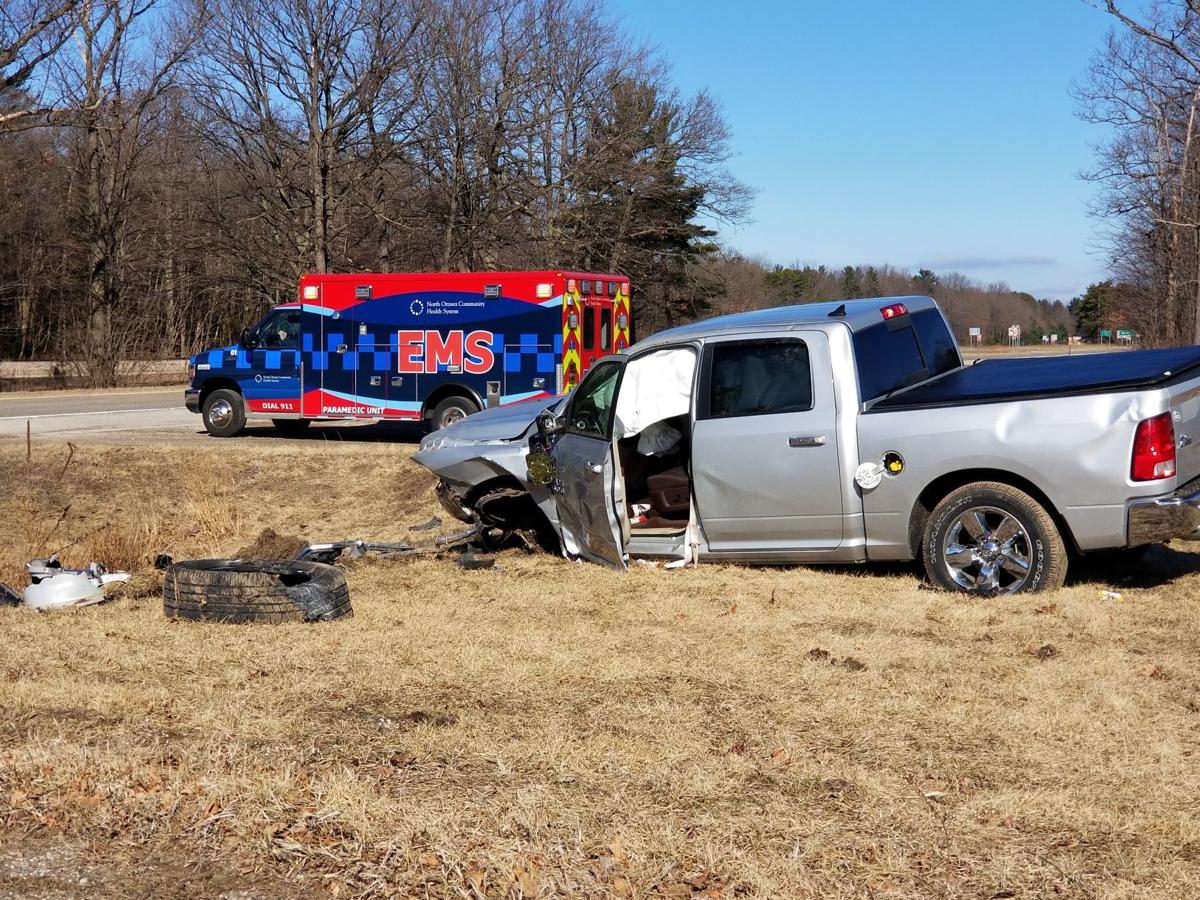 Driver suffers minor injuries in pickup truck rollover | Fire & EMS ...