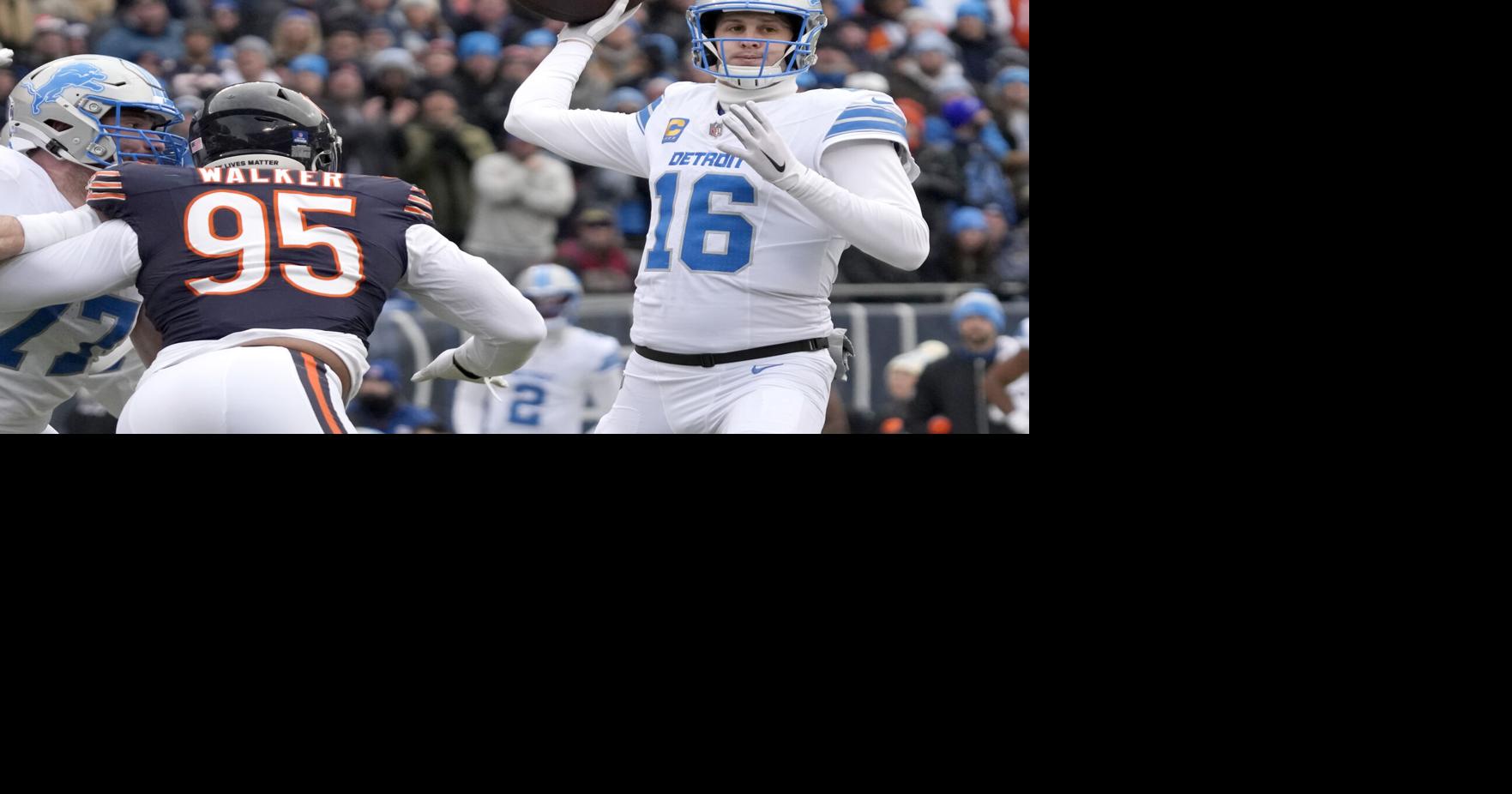 Goff throws 3 TD passes as Lions score franchise-record 13th win ...
