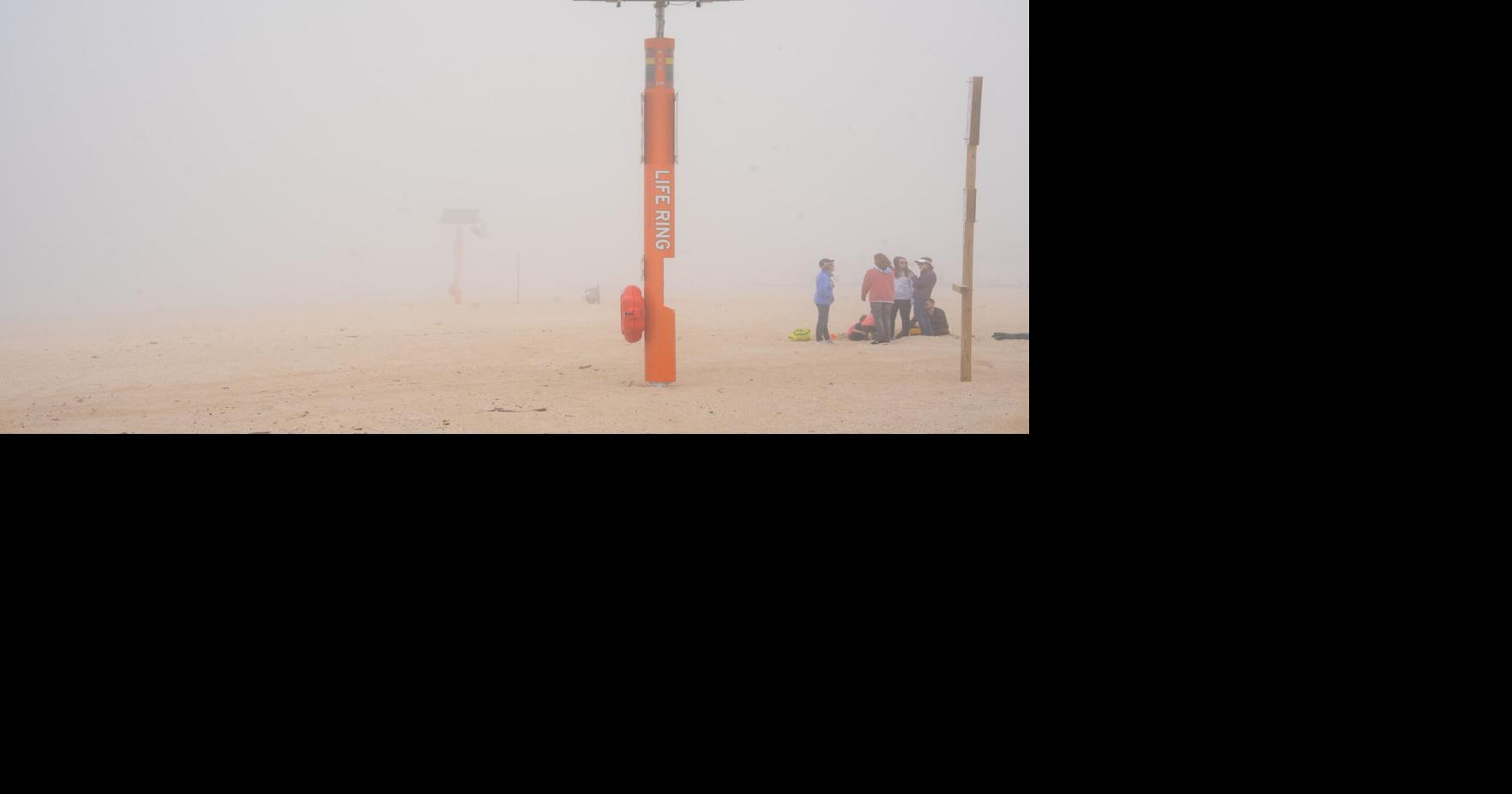 New electric, blue light towers to upgrade beach safety | Local News ...