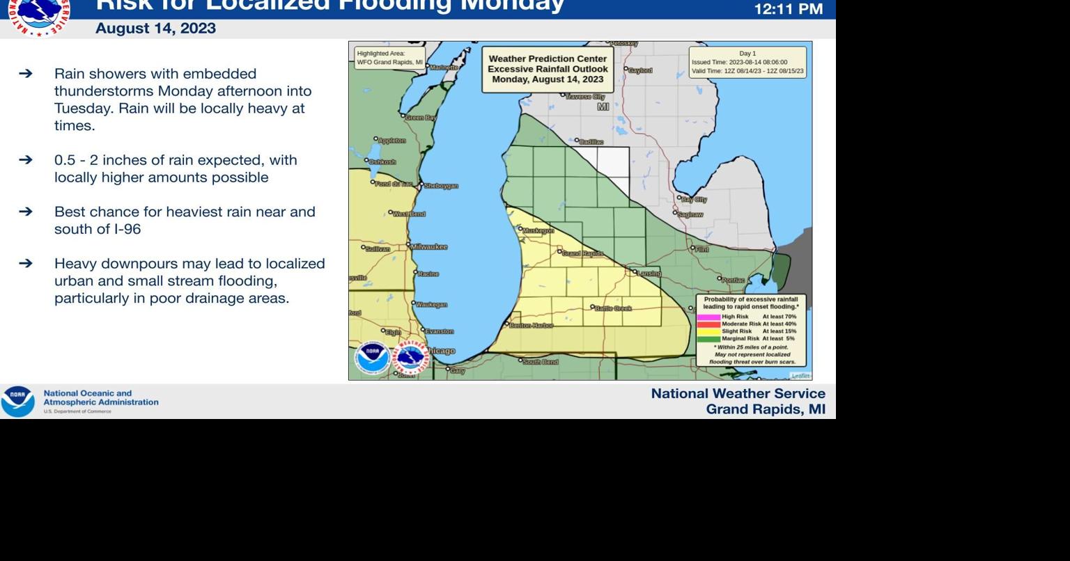 Flood watch in effect for West Michigan | Local News ...