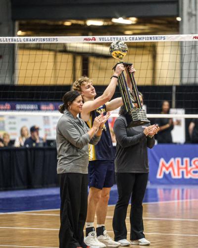 Team of destiny: Bucs bring first MHSAA boys volleyball trophy home to ...