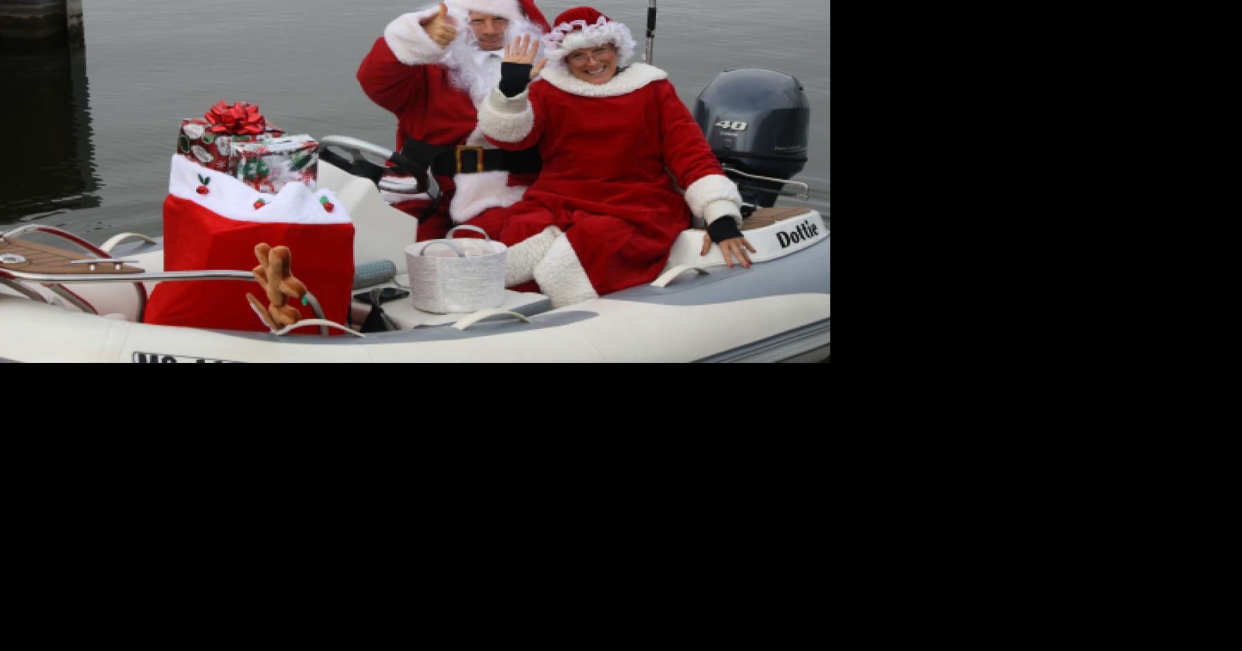 Boating Santa, Mrs. Claus spread holiday cheer | Local News ...