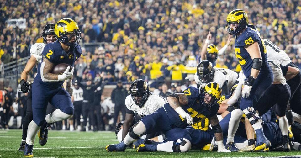 Michigan run game 'definitely getting better,' faces test in stout Penn ...