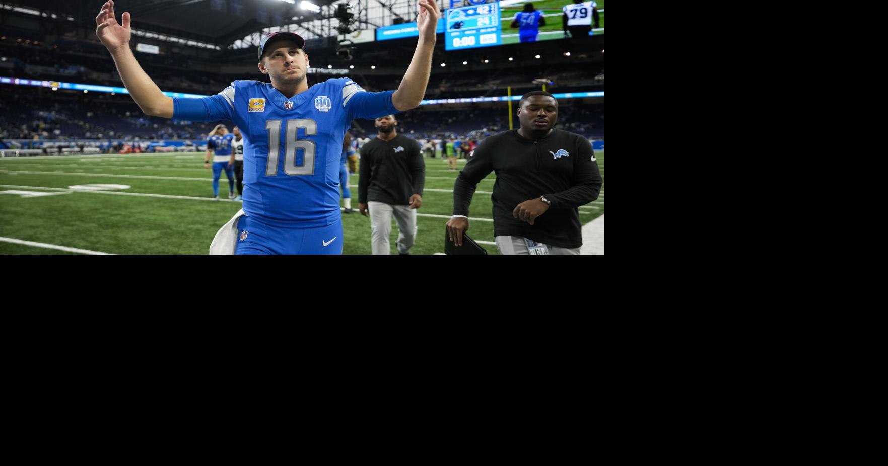 Jared Goff throws 3 TD passes, runs for score as Lions beat winless ...