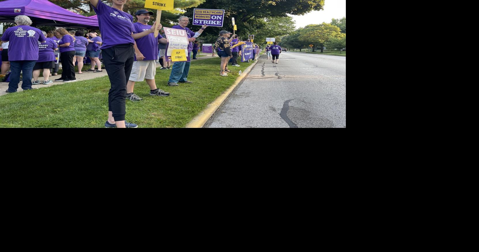 Union workers strike at Trinity Health Grand Haven | Local News ...