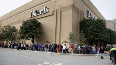 Deep discounts on remaining items at old Dillard's at Four Seasons