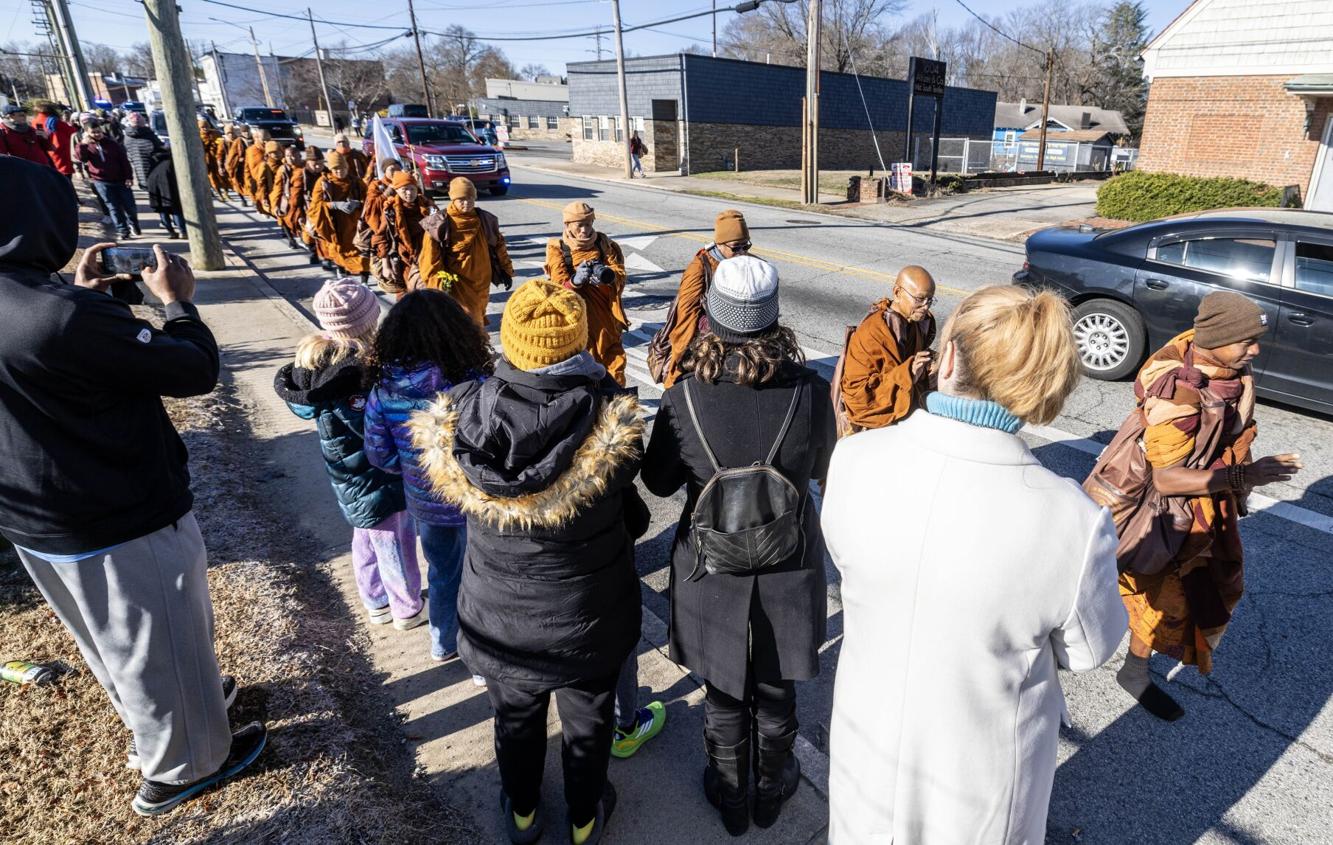 Marching monks are heading to Greensboro