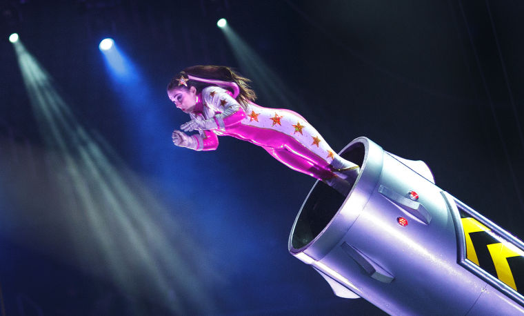 Human cannonball: Do the math first