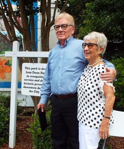 Eden Matriarch Jean Harrington sees park dedicated in her honor