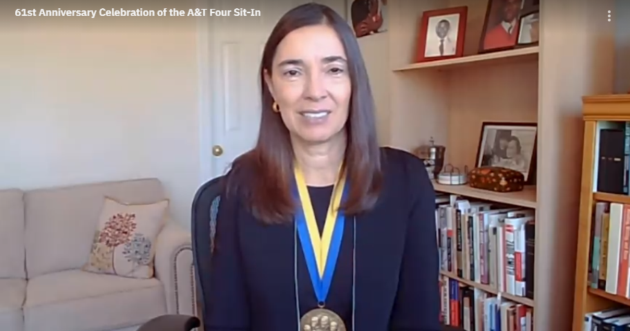 Anita Earls, N.C. Supreme Court justice, this year's recipient of A&T's ...