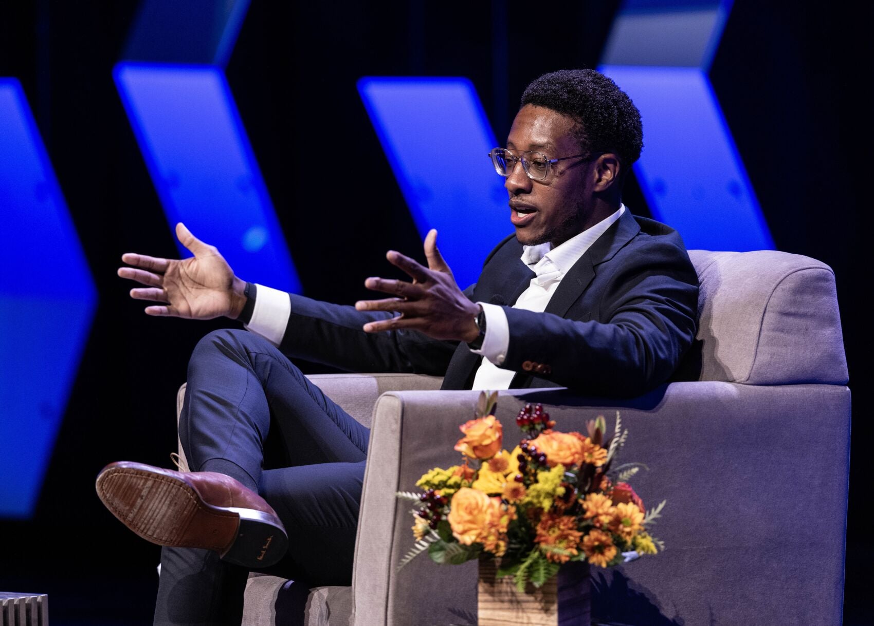 Red Lobster CEO Damola Adamolekun at NC A&T in Greensboro