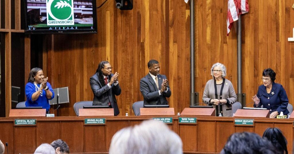 New Greensboro NC mayor, six new council members sworn in