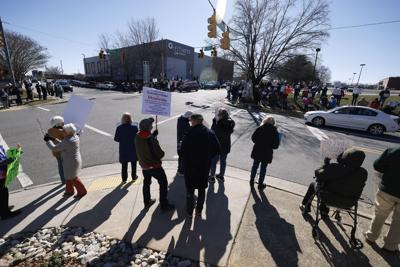 Greensboro protest focuses anger on Trump, Musk