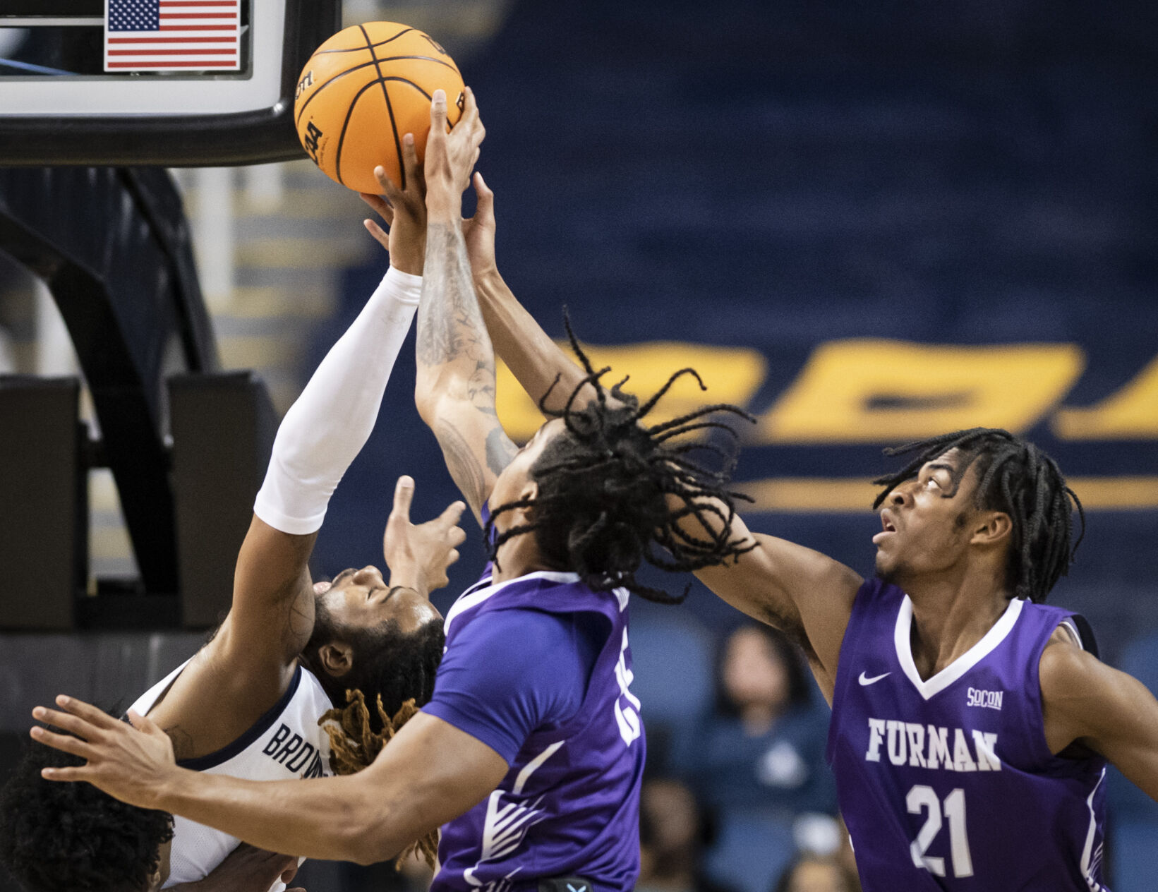 UNC Greensboro relies on 'disruption' to defeat Furman