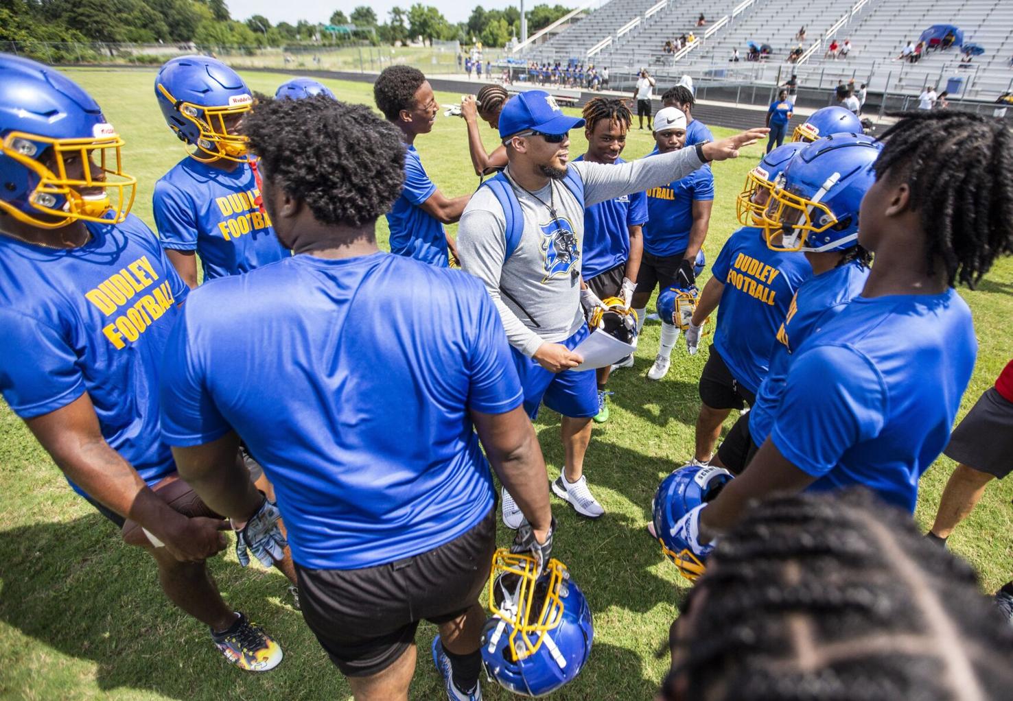 Video interviews from the Dudley football 7-on-7