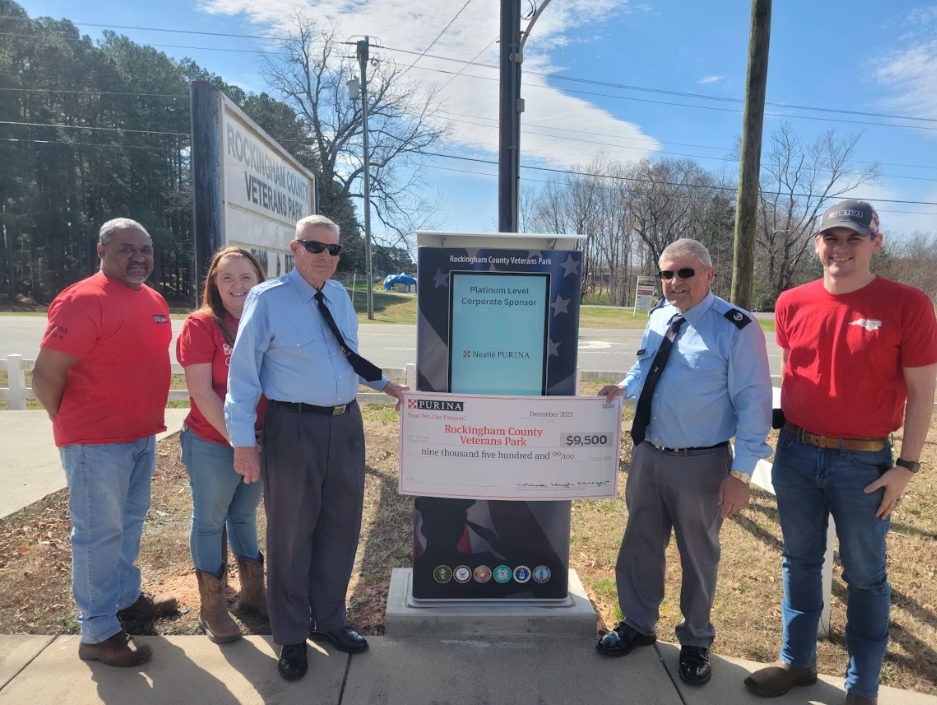 Purina donation helps Rockingham County Veterans Park add electronic ...